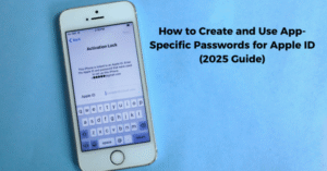 How to Create and Use App-Specific Passwords for Apple ID (2025 Guide ...